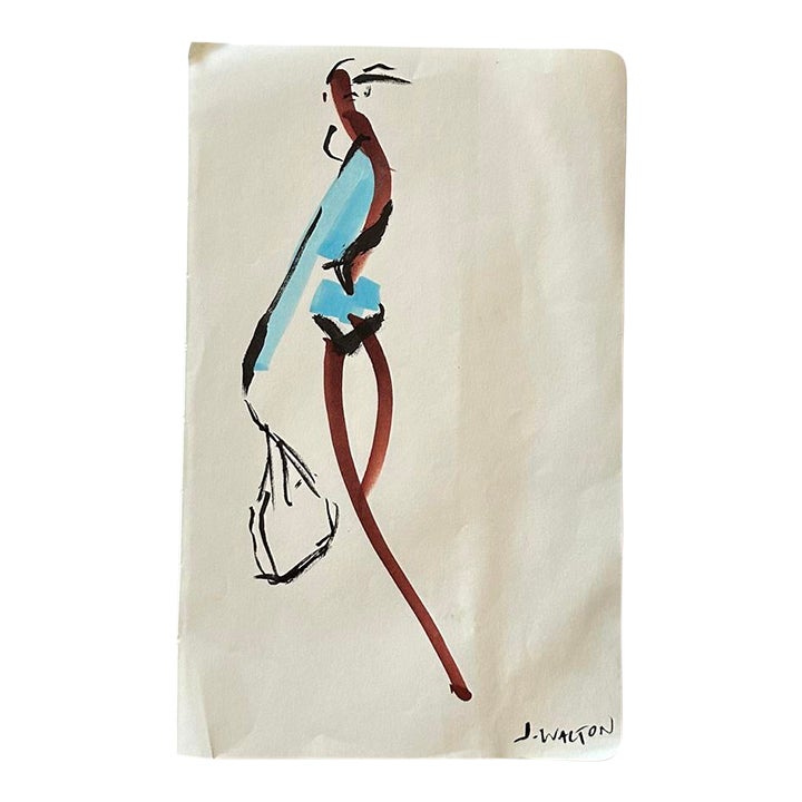 Original Figurative Miu Miu Drawing by Jenny Walton, Ink on Paper ...