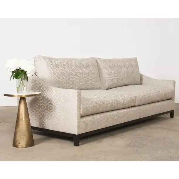 Pair of Bespoke Modern Sofas Atrributed to Gregorius Pineo | Chairish