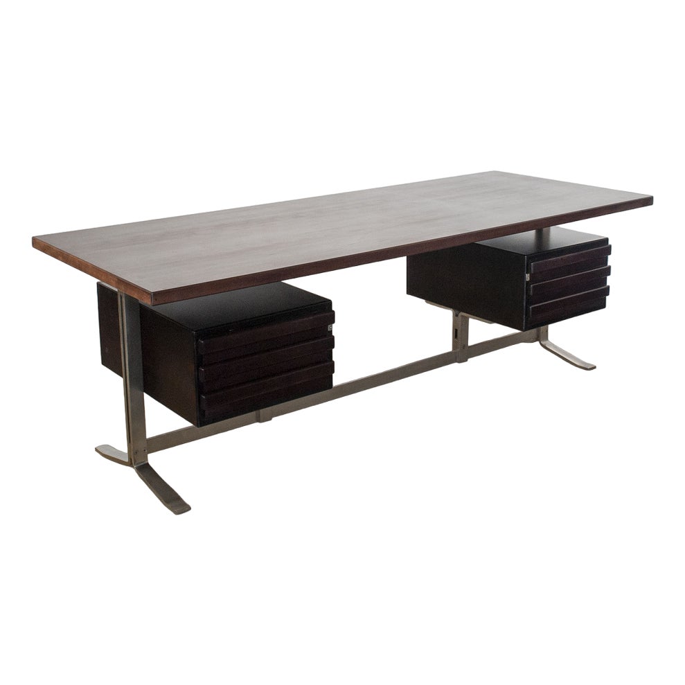Modern Desk by Gianni Moscatelli for Formanova, Mid 1970s | Chairish