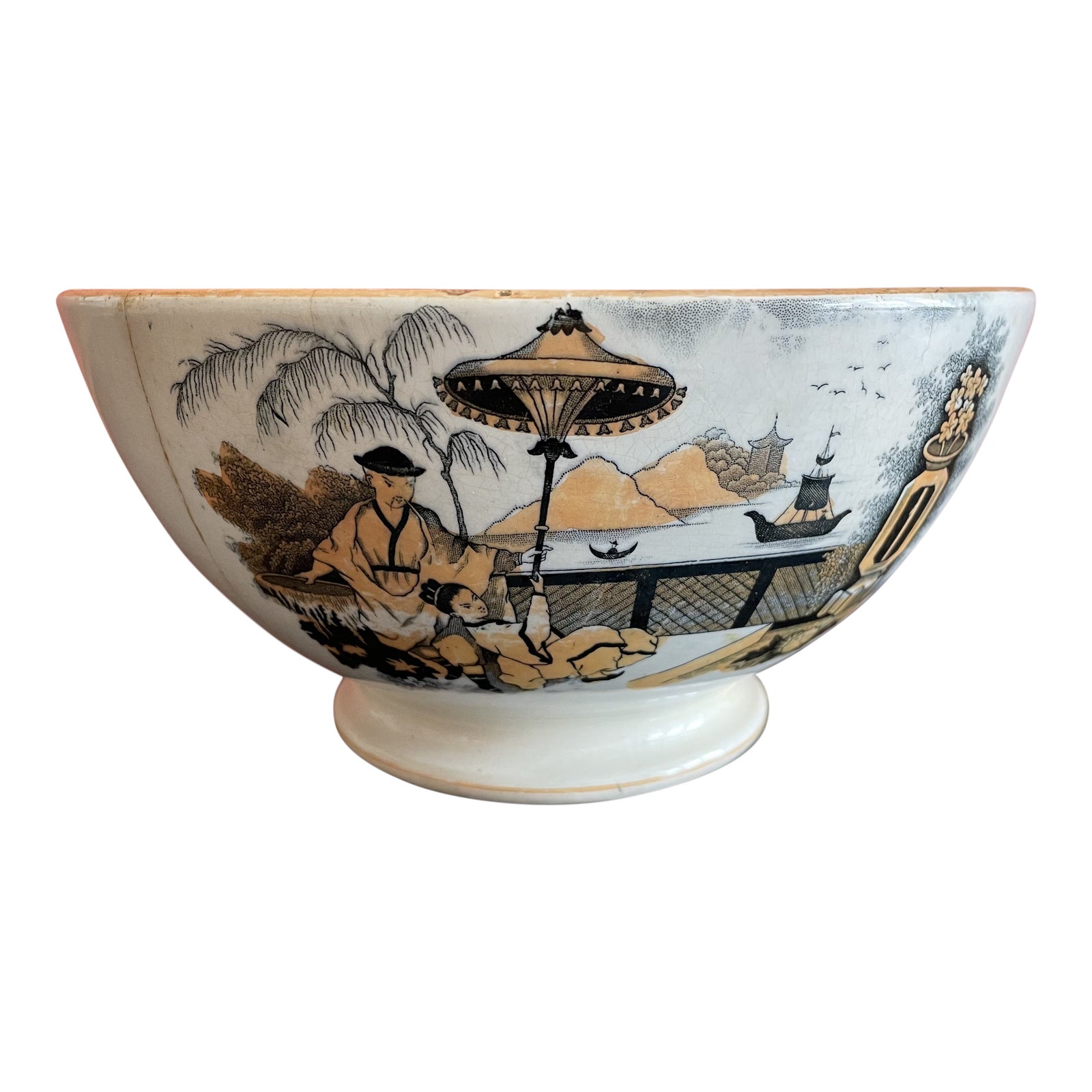 Antique Royal Sphinx Bowl | Chairish