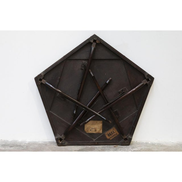 Pentagonal Game Table, 1940s | Chairish