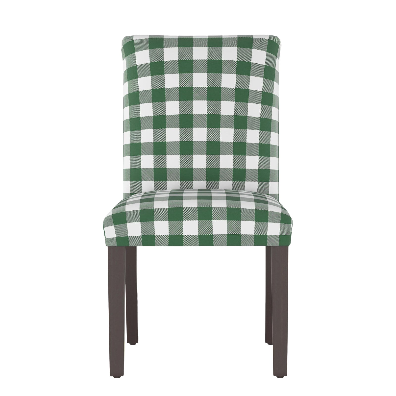 Megan Dining Chair in Evergreen Classic Gingham | Chairish
