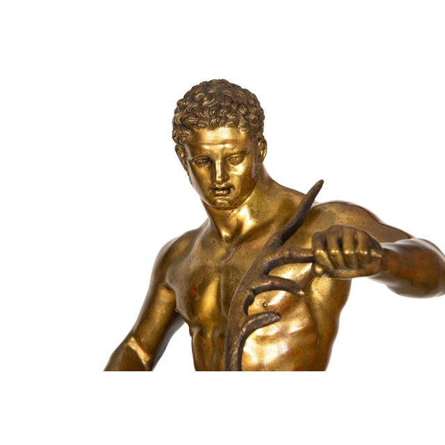 Large Italian 19th Century Grand Tour Bronze Sculpture “Hercules ...