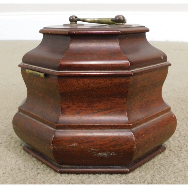 Set of 2 Colonial Williamsburg Octagonal Tea Caddies | Chairish
