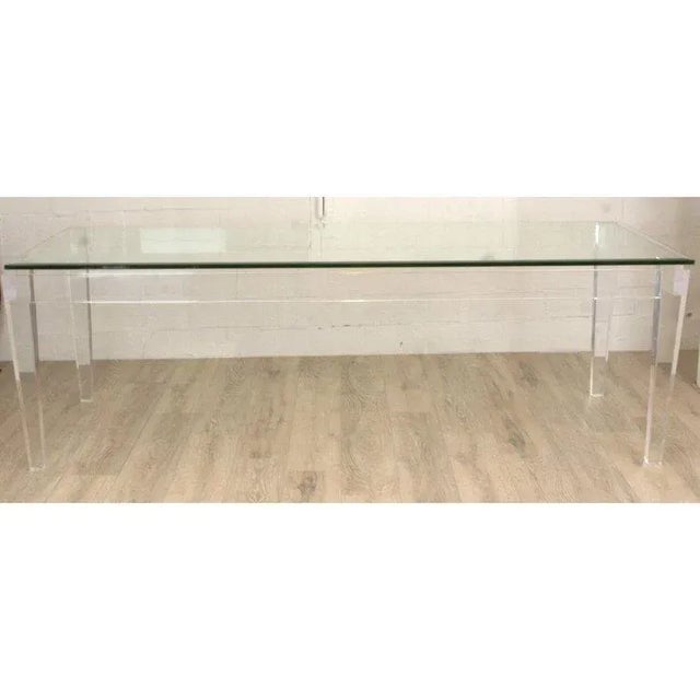 Lucite Dining Table | Chairish