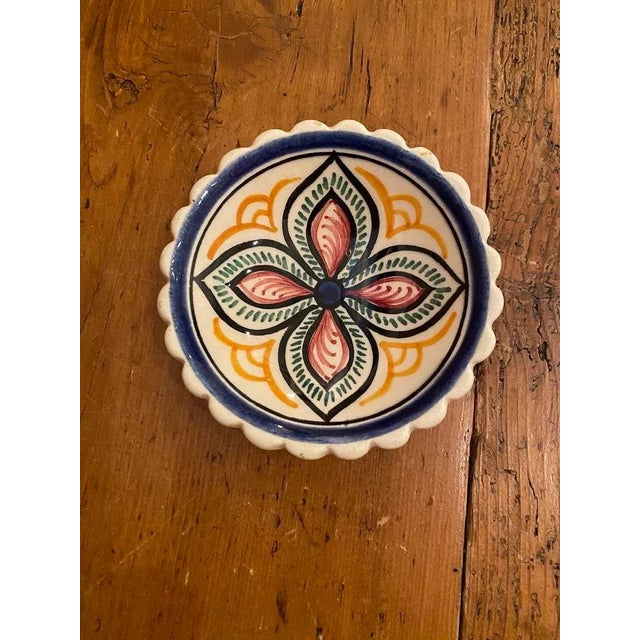 Mid 20th Century Vintage Henriot Quimper Butter Pat or Trinket Dish ...