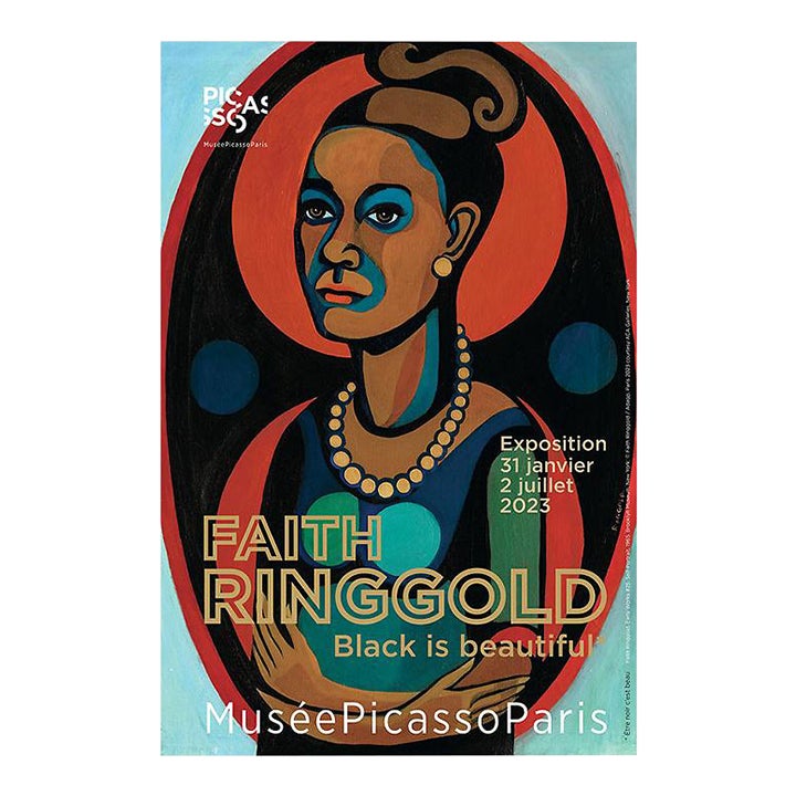 Faith Ringgold Black Is Beautiful Exhibition Poster Musée National ...