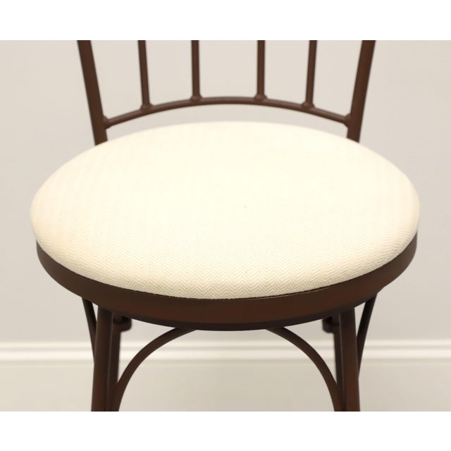 Charleston Forge Wrought Iron Shaker Arch Bar Height Swivel Stools ...