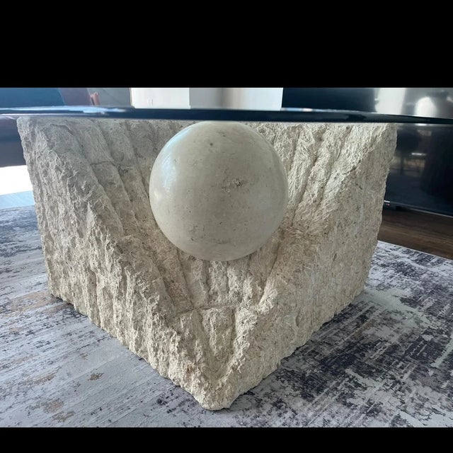 1980s Postmodern Tessellated Mactan Stone Coffee Table – Maitland-Smith ...