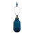 Mid 20th Century Blenko Style Blue Blown Glass Lamp With Teardrop Glass ...