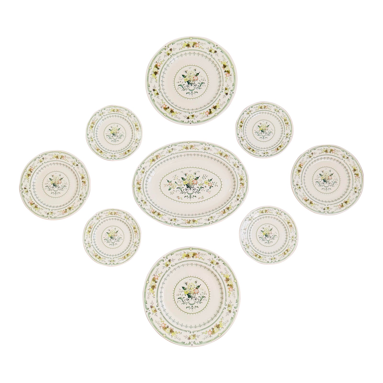 Royal Doulton Provençal China- Instant Plate Wall- Plate Arrangement ...
