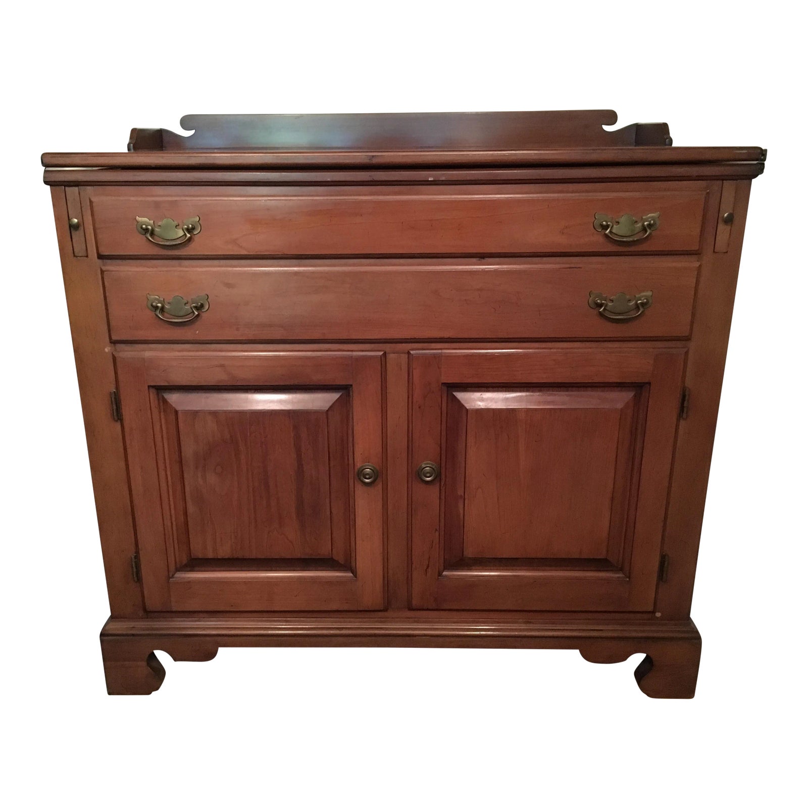 1960s Vintage Statton Dry Bar Sideboard | Chairish