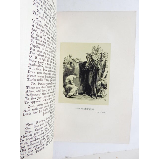 Antique Complete Works of Shakespeare Distressed Books - Set of 8 ...