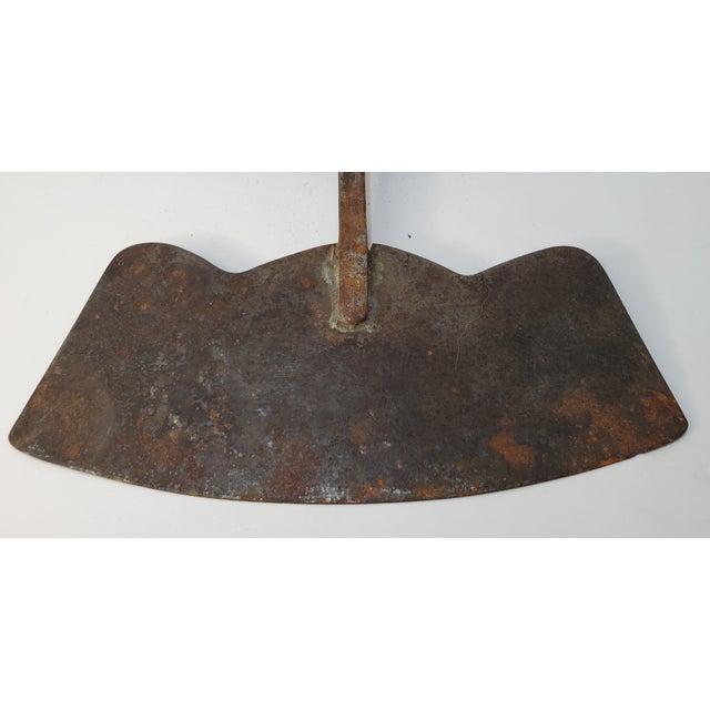Primitive Hand Forged Ulu Knife With Wood Handle | Chairish