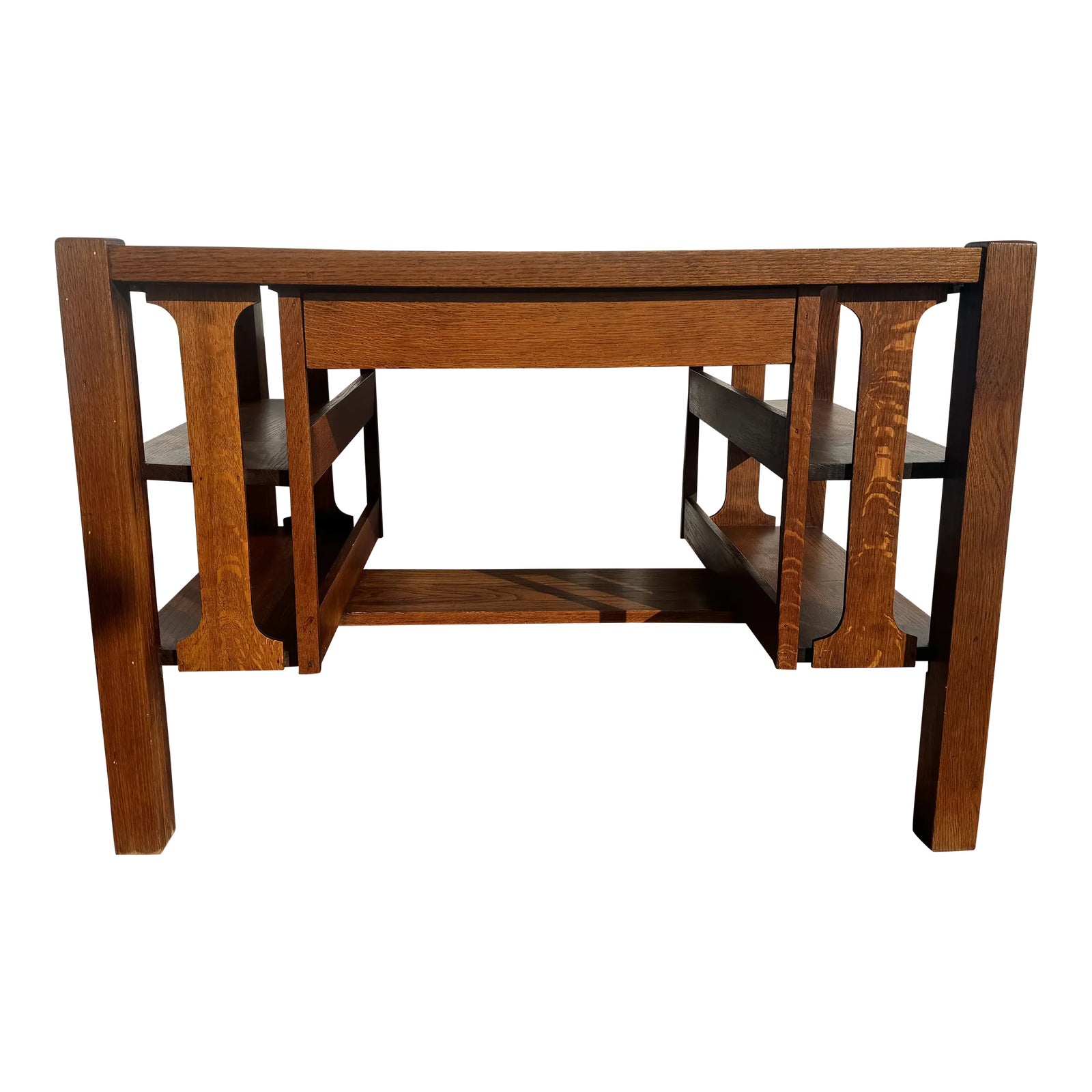 1910s Arts and Crafts Mission Style Table | Chairish