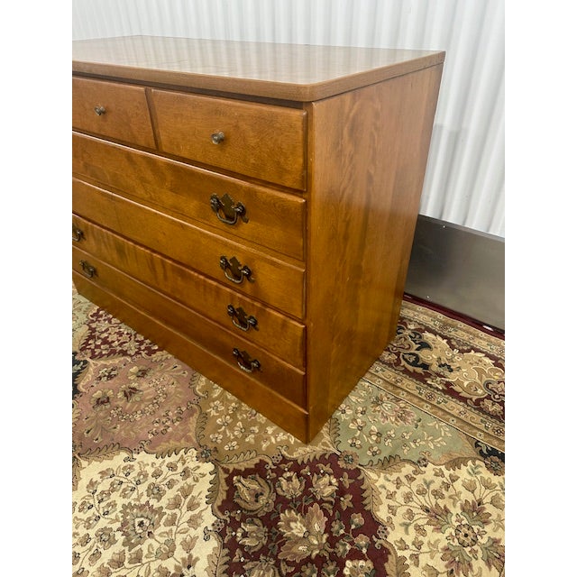 1980s Ethan Allen Seven Drawer Dresser | Chairish