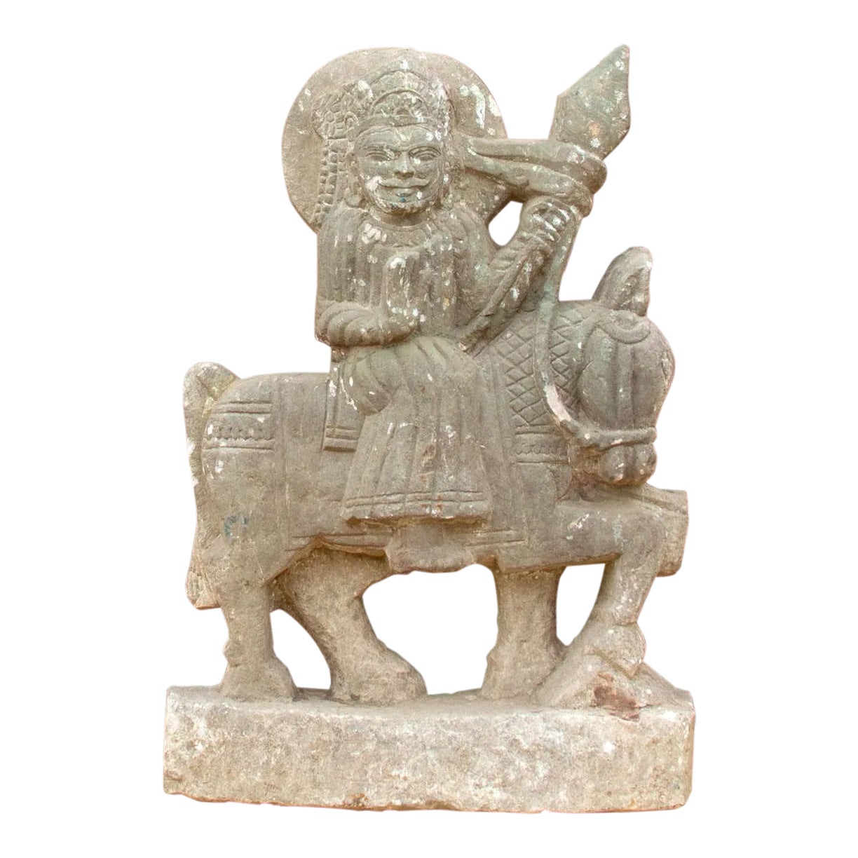 19th Century Ramdevra Stone Statue | Chairish