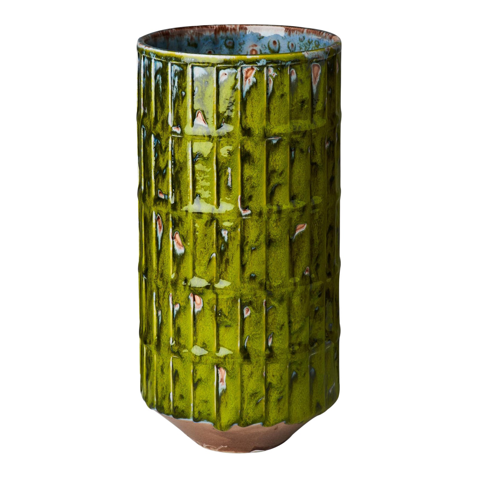 Green Botanical Vase, Large | Chairish