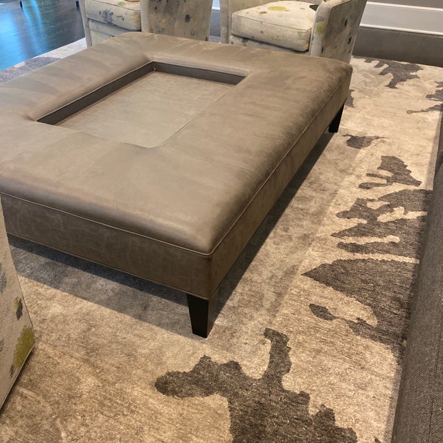 Leatherette Custom Coffee Table | Chairish