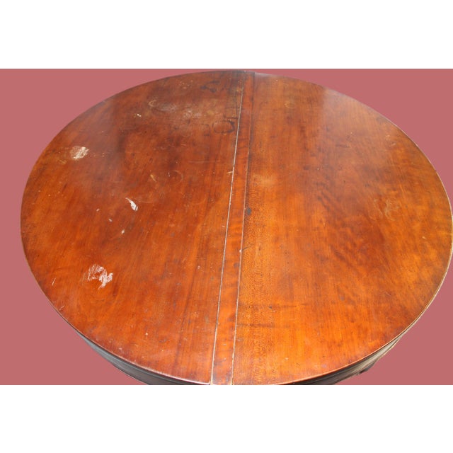 Antique Mahogany Hepplewhite Dining Table Circa 1800 | Chairish