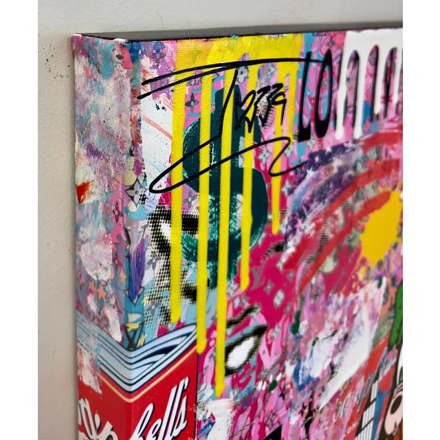 Pop Art Jozza "Lost in New York" Original Acrylic on Canvas, Signed ...