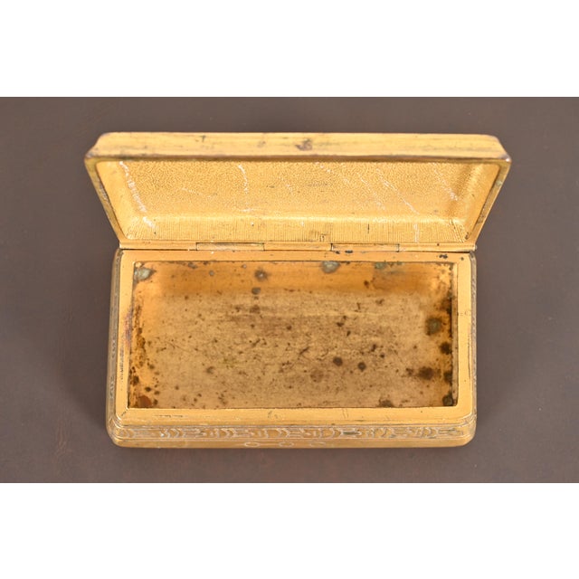 Tiffany Studios New York American Indian Bronze Doré Box | Chairish