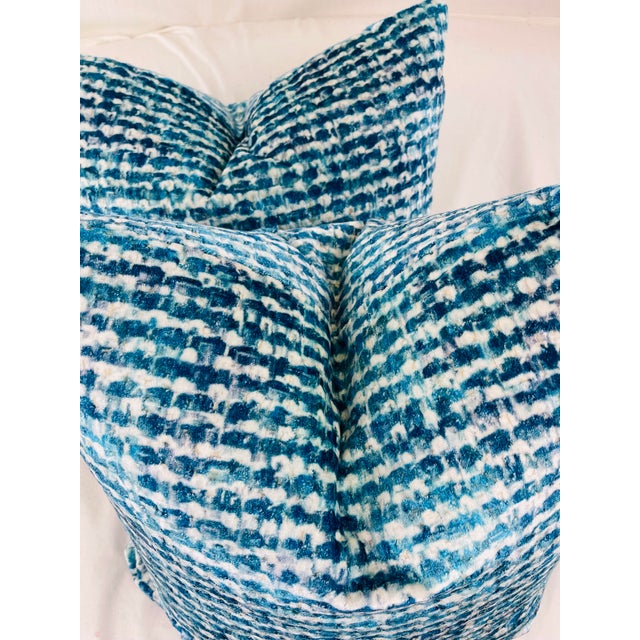 Designers Guild "Reticello Velvet" in Murrine 22" Pillows-A Pair | Chairish