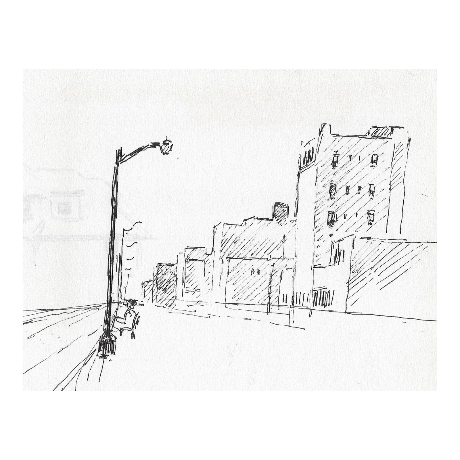 Hayward Cirker Beach Boardwalk Coastal Drawing | Chairish