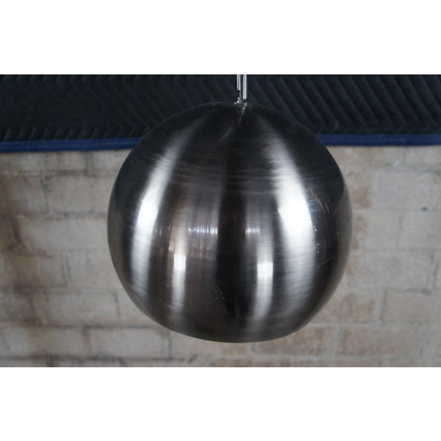 Vintage Late 20th Century Max Studio Home Modern Arc Steel Marble Floor ...