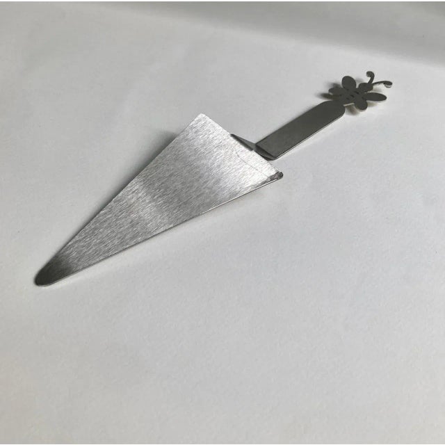 Vintage Anat Mayer Hand Made Stainless Cake, Pie Server | Chairish