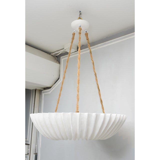 Bespoke Tournesol Plaster Lighting Fixture | Chairish