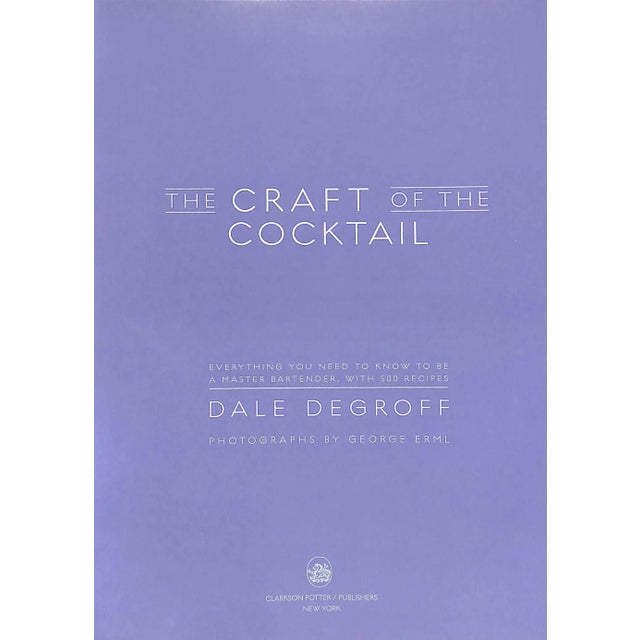 "The Craft of the Cocktail" Book | Chairish
