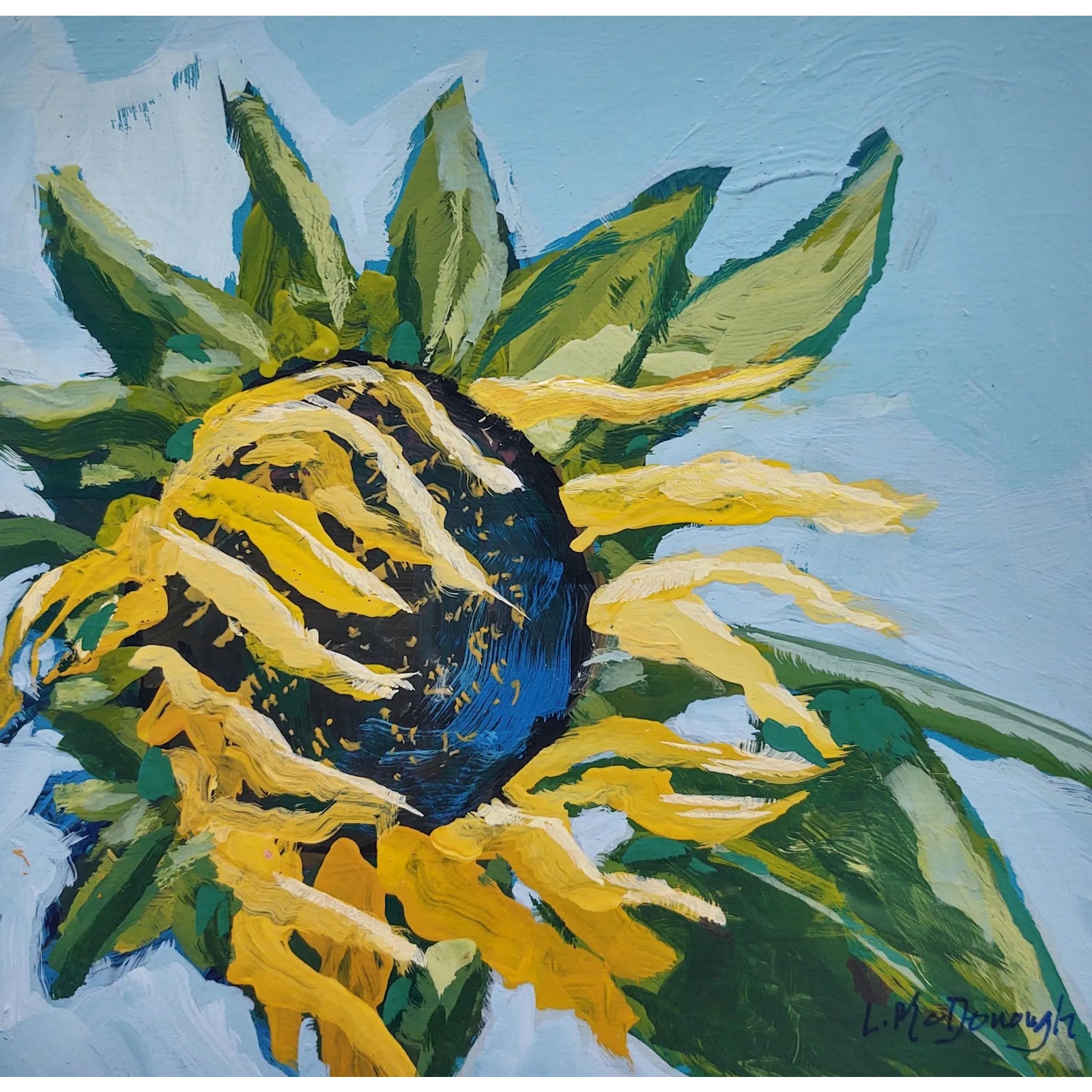 "Van Gogh" Contemporary Original Expressionist Still Life Painting by ...