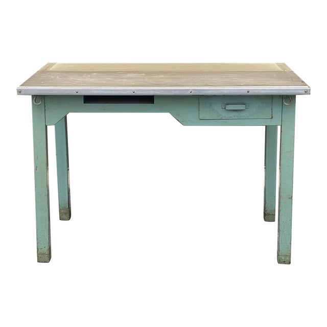 1950s Post Office Steel Industrial Mail Sorting Desk Workstation Table ...