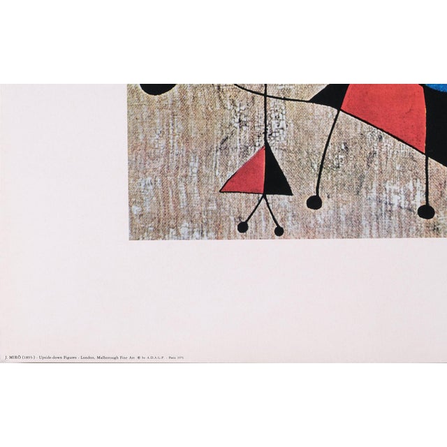 Joan Miro, Upside Down Figures Lithography, 1970s, Paper | Chairish