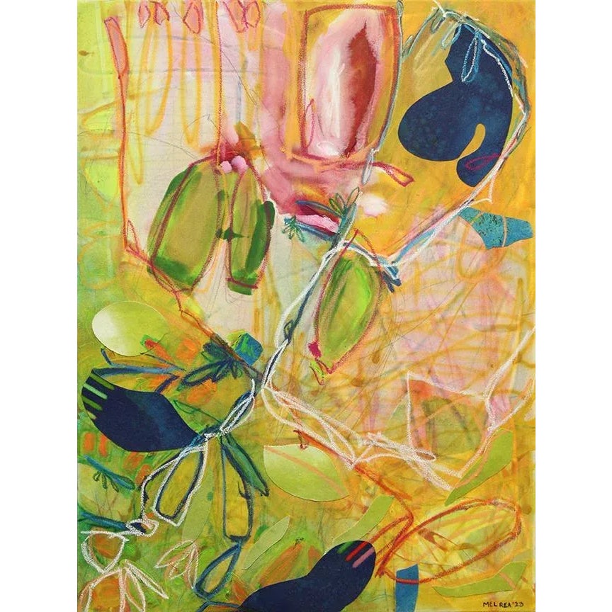 "A Most Unusual Plan" Original Abstract Expressionist Painting by Mel ...