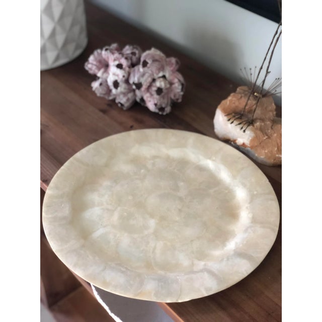 1960s Vintage Coastal Capiz Shell Tray | Chairish