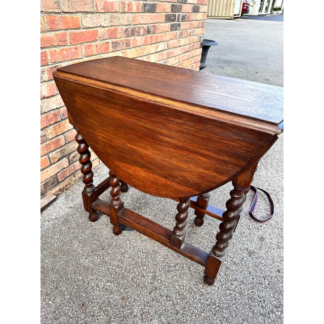 Antique English Gate Leg Table | Chairish