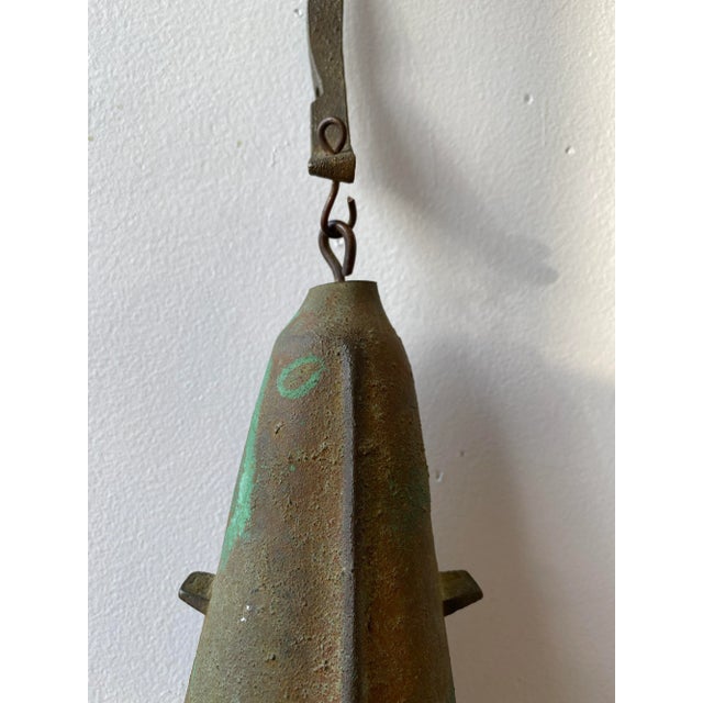 Rare Vintage Sand-Cast Bronze Paolo Soleri Wind Bell With Exaggerated ...