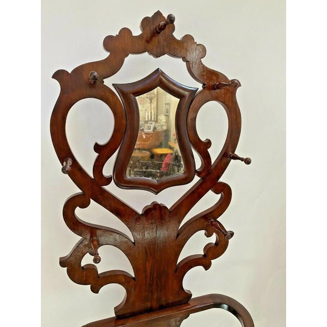 1920s Art Nouveau Style Hall Tree Umbrella Stand | Chairish