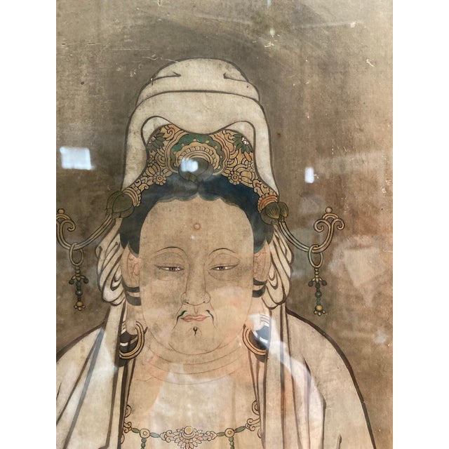 17th Century Kanō Naganobu Pen & Ink, Watercolor on Silk, Seal & Chop ...