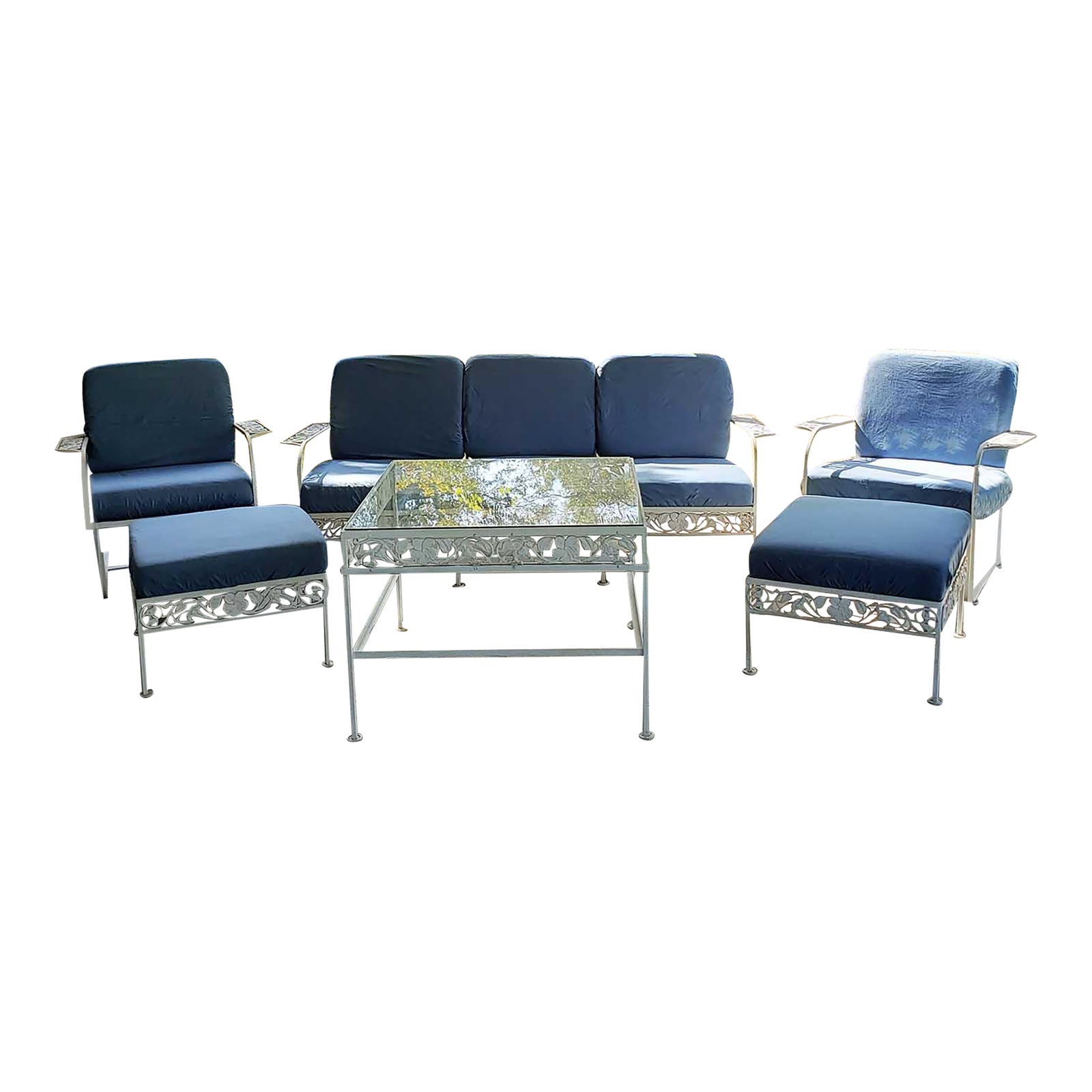Vintage Wrought Iron Seating | Chairish