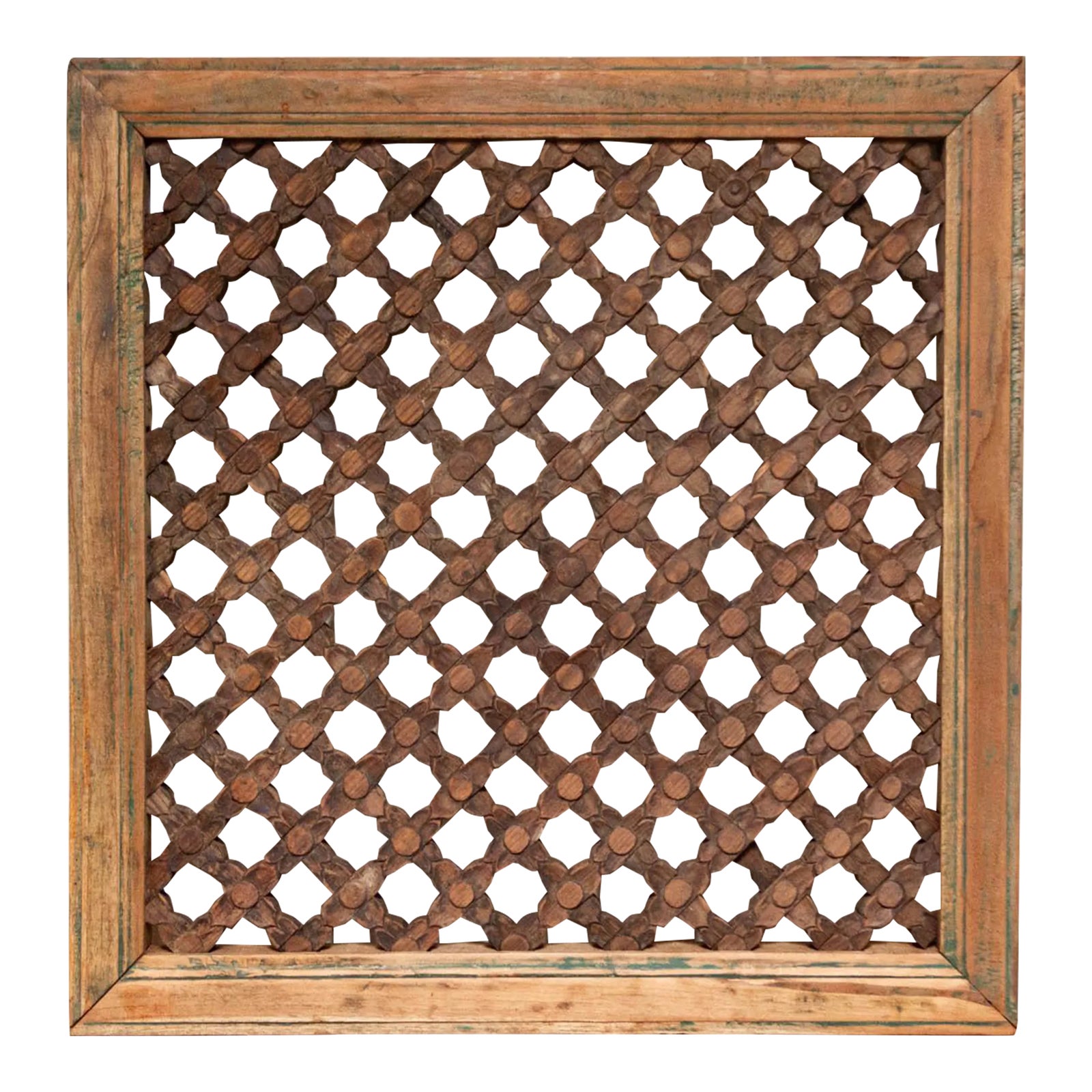 Airi Rustic Asian Lattice Panel | Chairish