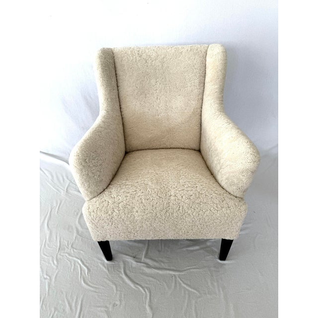 1940s Frits Henningsen "Style" Sheepskin / Shearling Lounge Chair ...