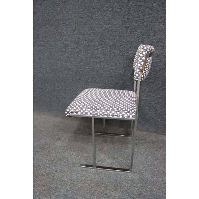 Mid Century Chrome Chairs Set/4 | Chairish