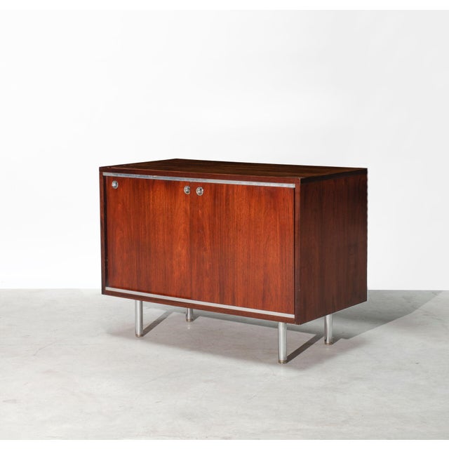Sideboard in Rosewood with Sliding Doors by George Nelson for Herman ...