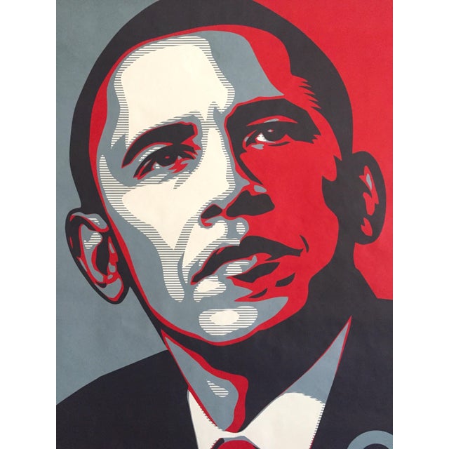 Shepard Fairey "Obama Hope" 2008 Election Campaign Original Lithograph ...