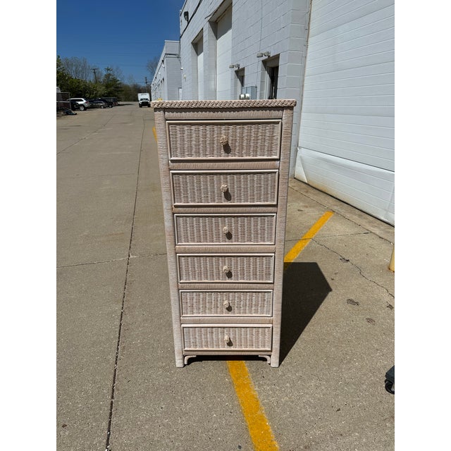 Henry Link for Lexington Wicker Lingerie Chest | Chairish