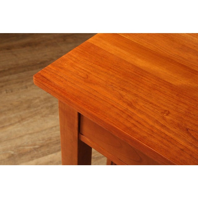 Stickley Mission Collection Cherry Spindle Writing Desk | Chairish