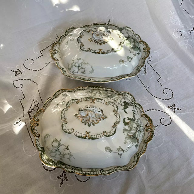 Antique Sutton Covered Serving Dish | Chairish